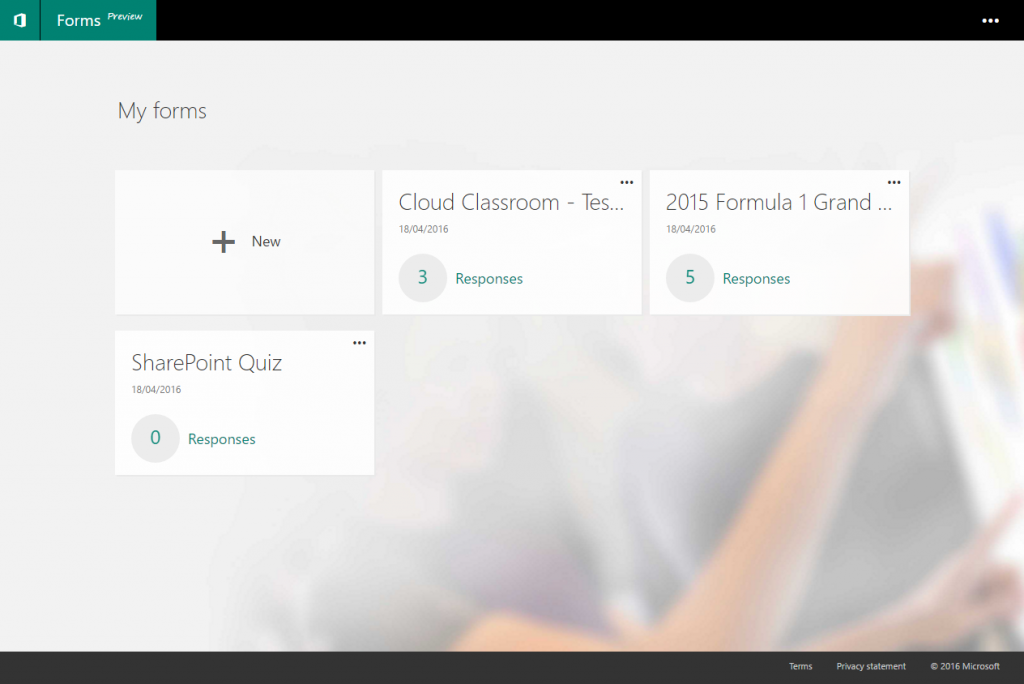 First look at Office Forms for Office 365 - Blog: Alex Pearce ...